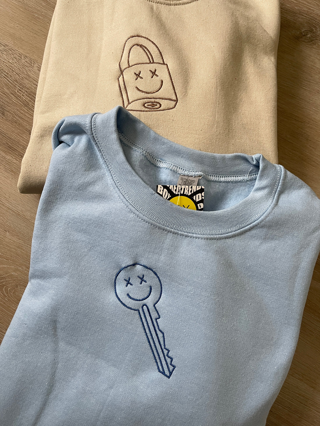 Lock and Key Embroidered Matching Set – BOXEDTRENDS